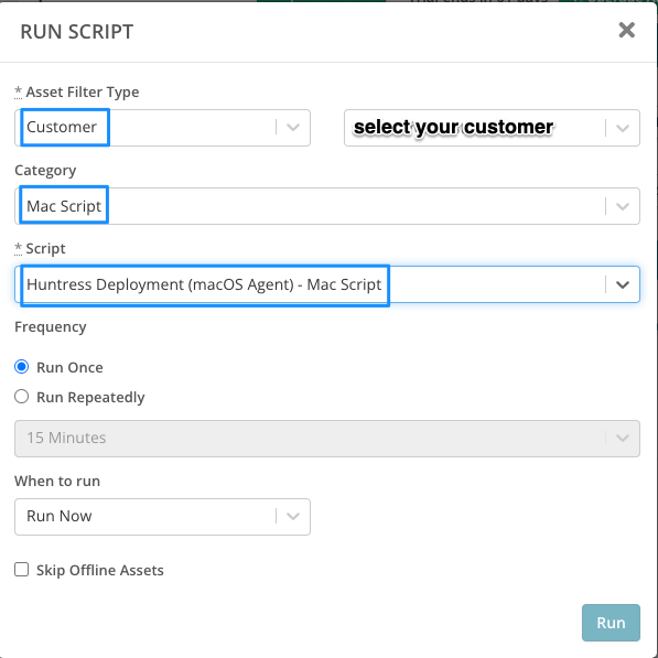 Install via Syncro RMM Mac – Huntress Product Support Install via Syncro RMM Mac – Huntress Product Support
