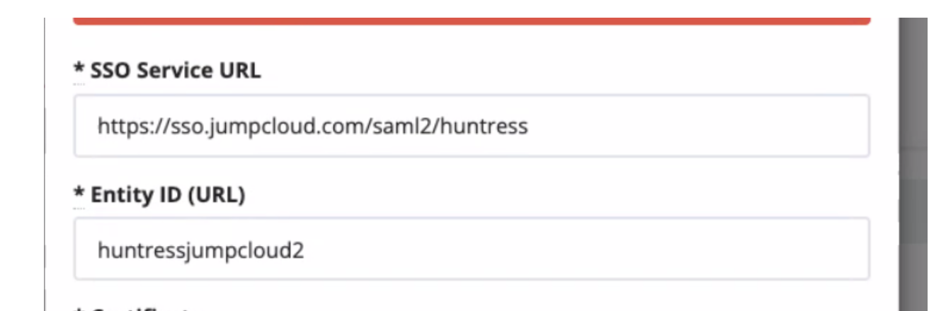 SAML SSO via Jump Cloud – Huntress Support