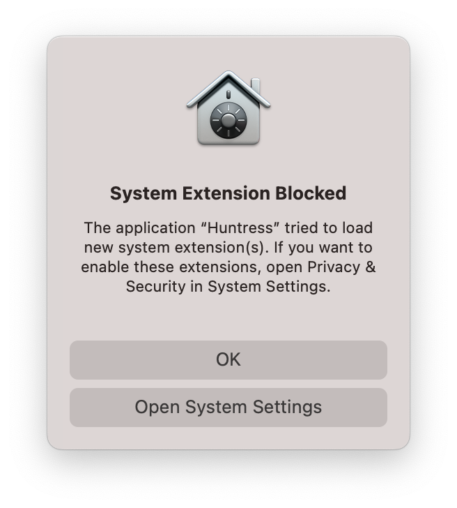 Install the System Extension for macOS – Huntress Product Support
