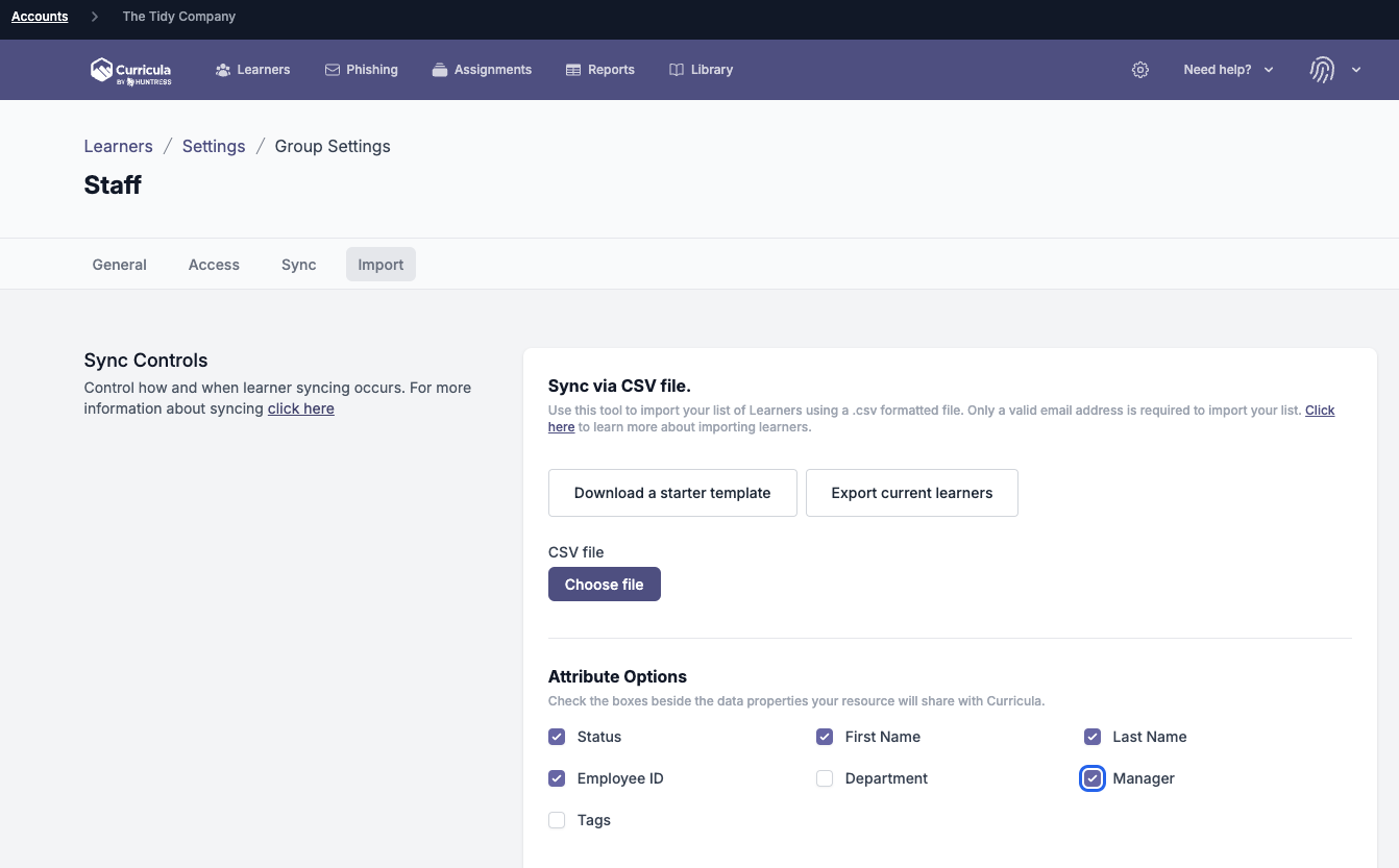 Manager Notifications for Huntress Managed Security Awareness Training (SAT) – Huntress Support