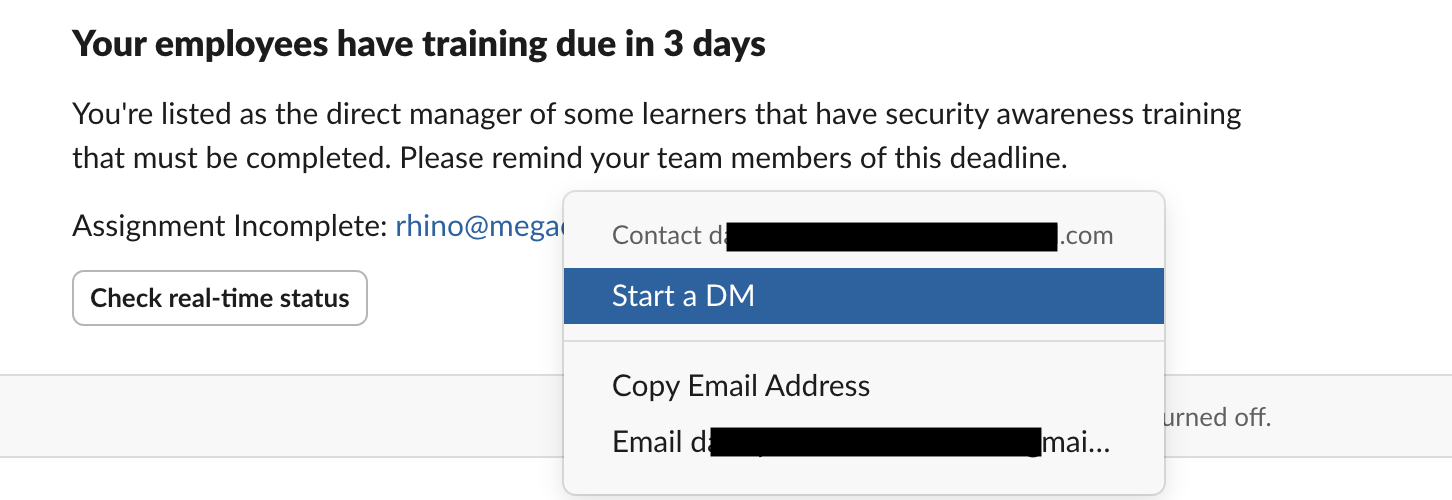 Manager Notifications for Huntress Managed Security Awareness Training ...