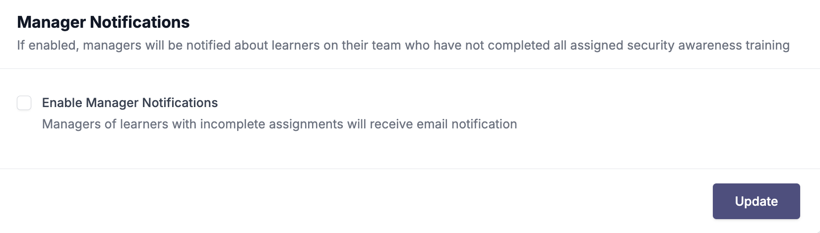 Manager Notifications for Huntress Managed Security Awareness Training ...