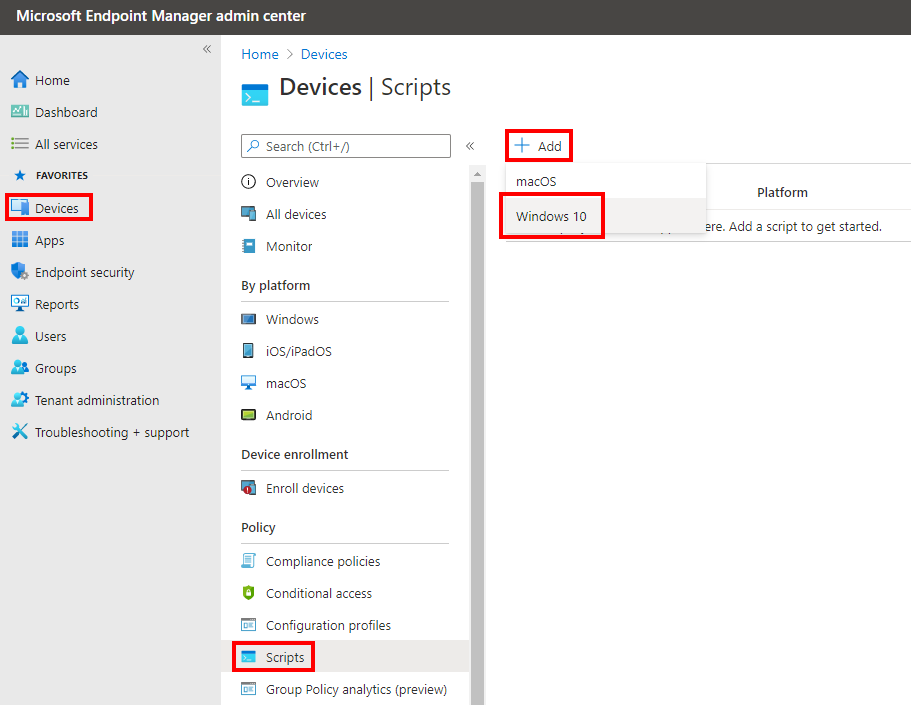 Install via Intune Scripts – Huntress Product Support