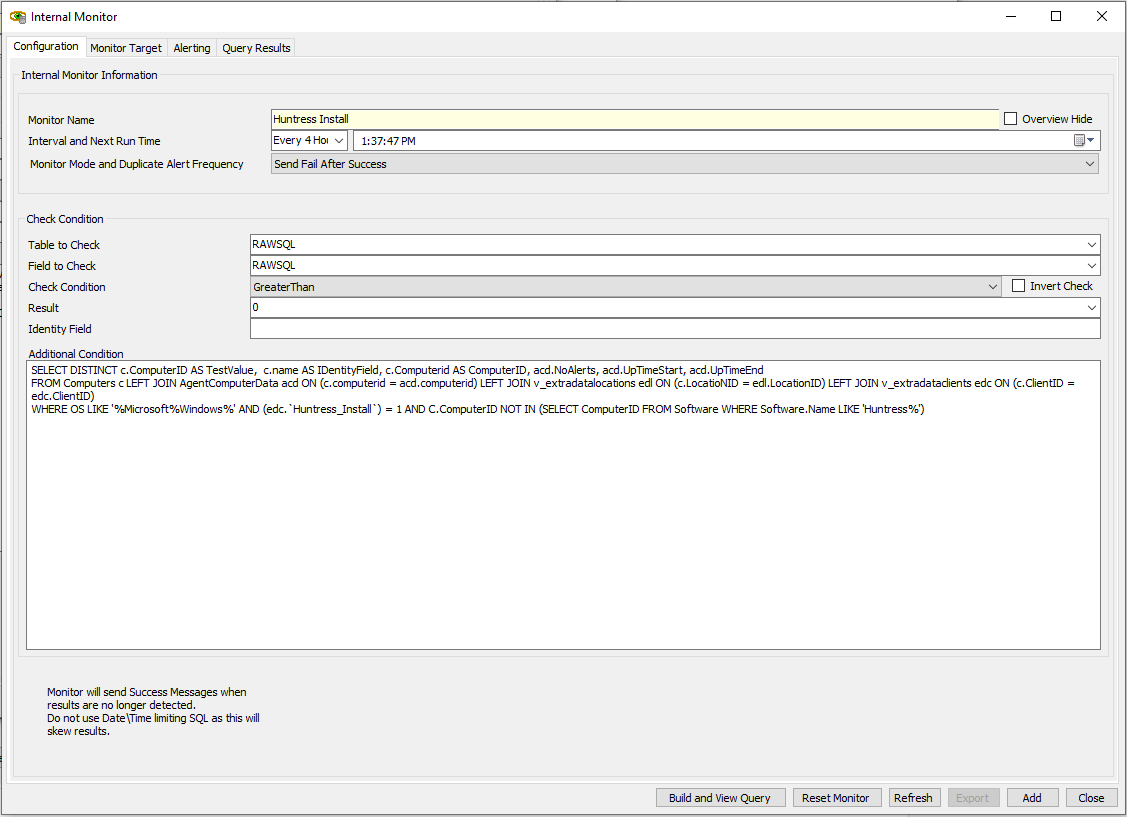 Install via ConnectWise Automate Internal Monitor – Huntress Product ... Install via ConnectWise Automate Internal Monitor – Huntress Product ...