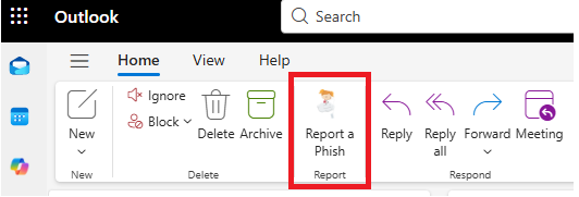Microsoft Outlook Report a Phish Ribbon Button Add-in Installation ...