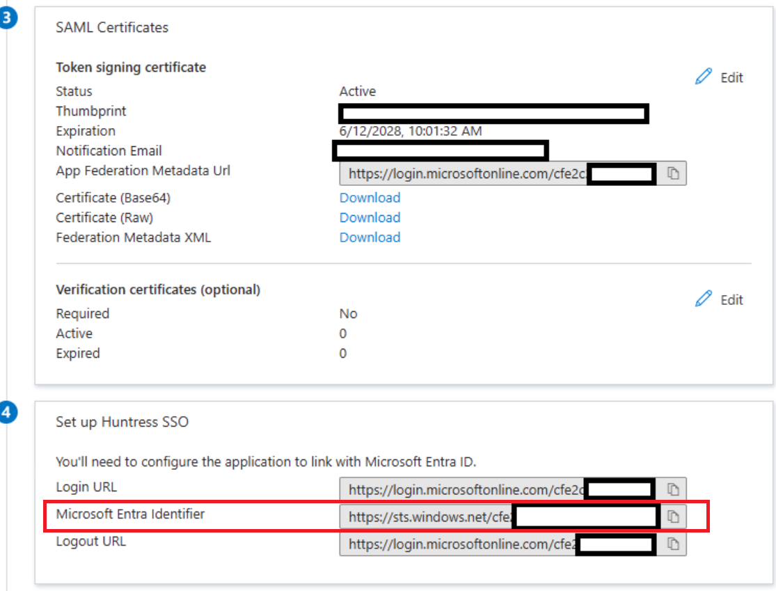 Microsoft Entra SSO for SAT – Huntress Support