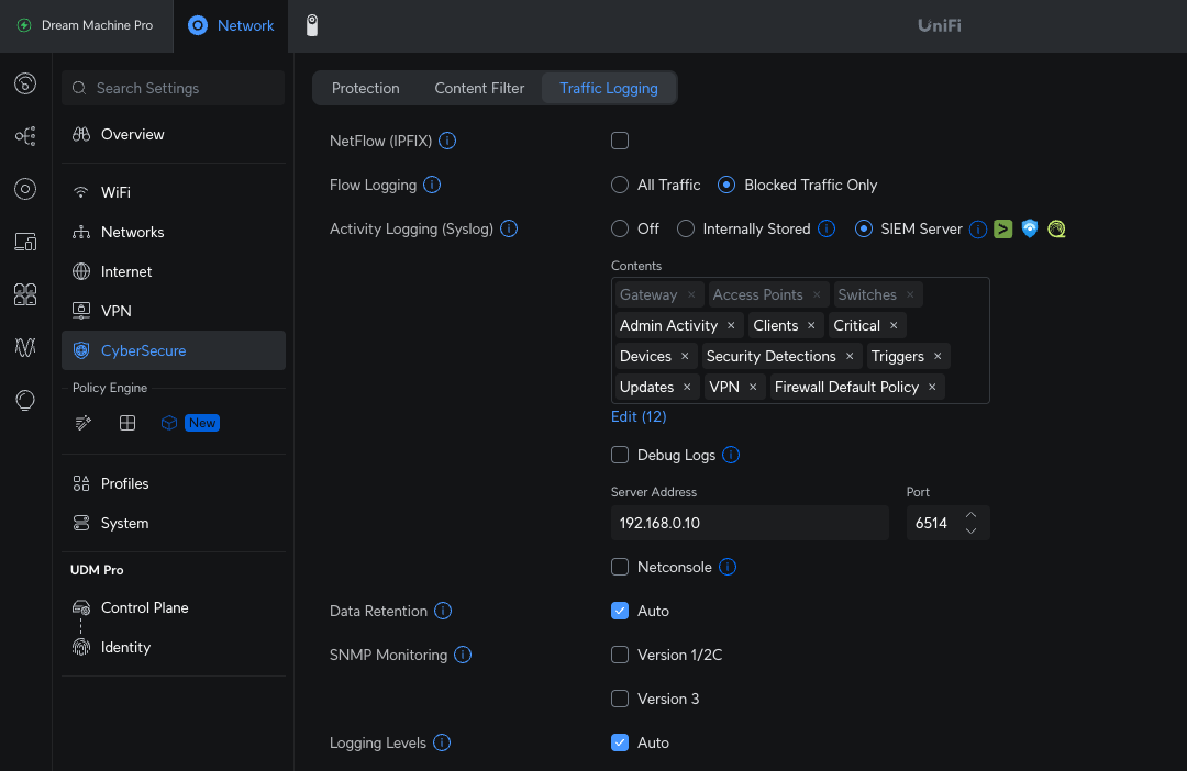 Syslog - Ubiquiti UniFi – Huntress Support