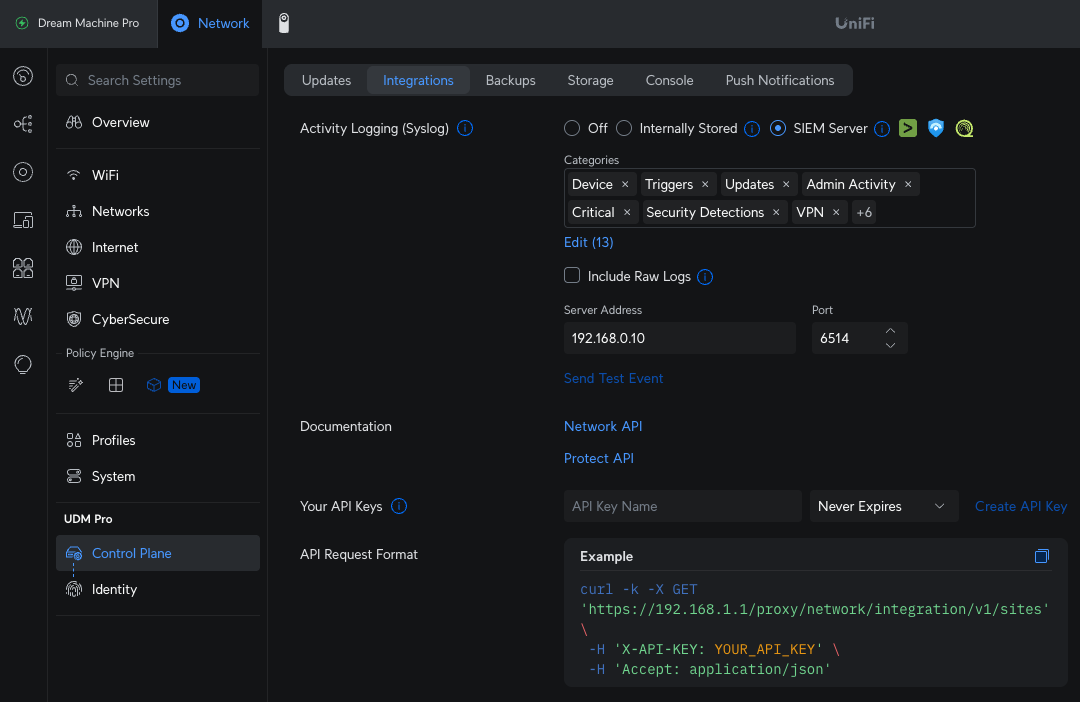 Syslog - Ubiquiti UniFi – Huntress Support