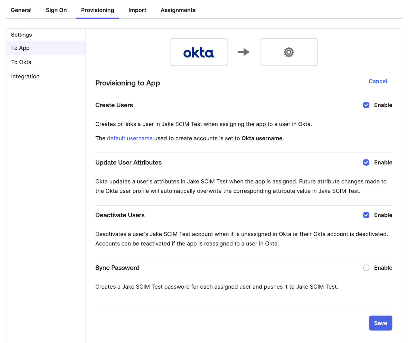 How to Configure SAT SCIM in Okta – Huntress Support