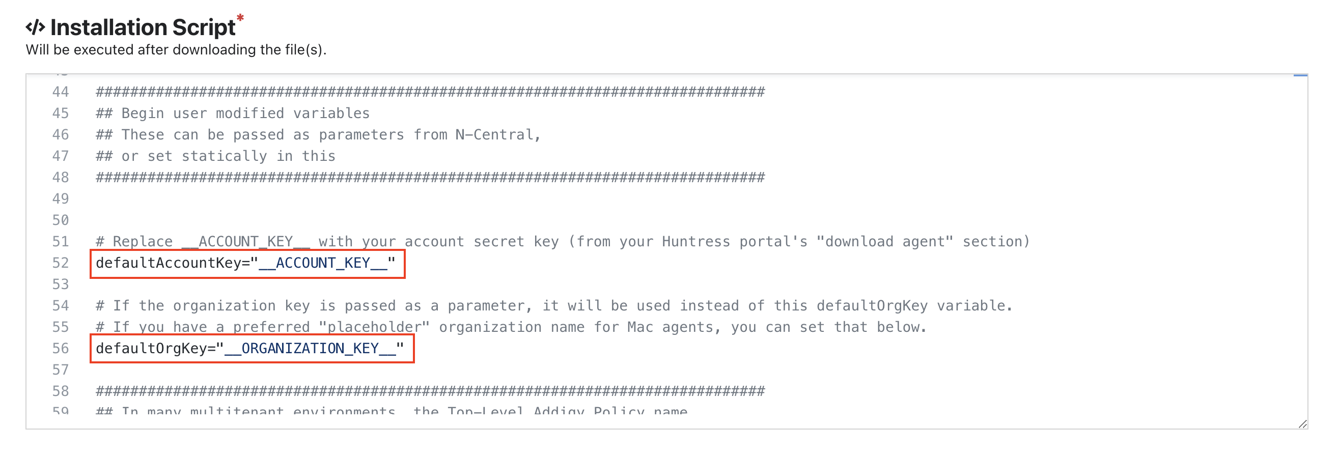 Install via Addigy – Huntress Product Support